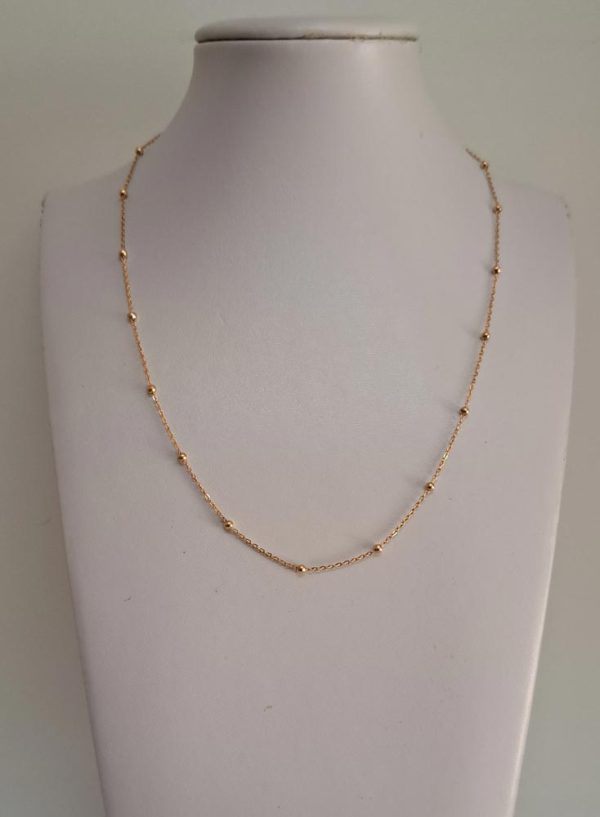 9 ct Yellow Gold Ball chain – Cariaans Juwele/Juwelry