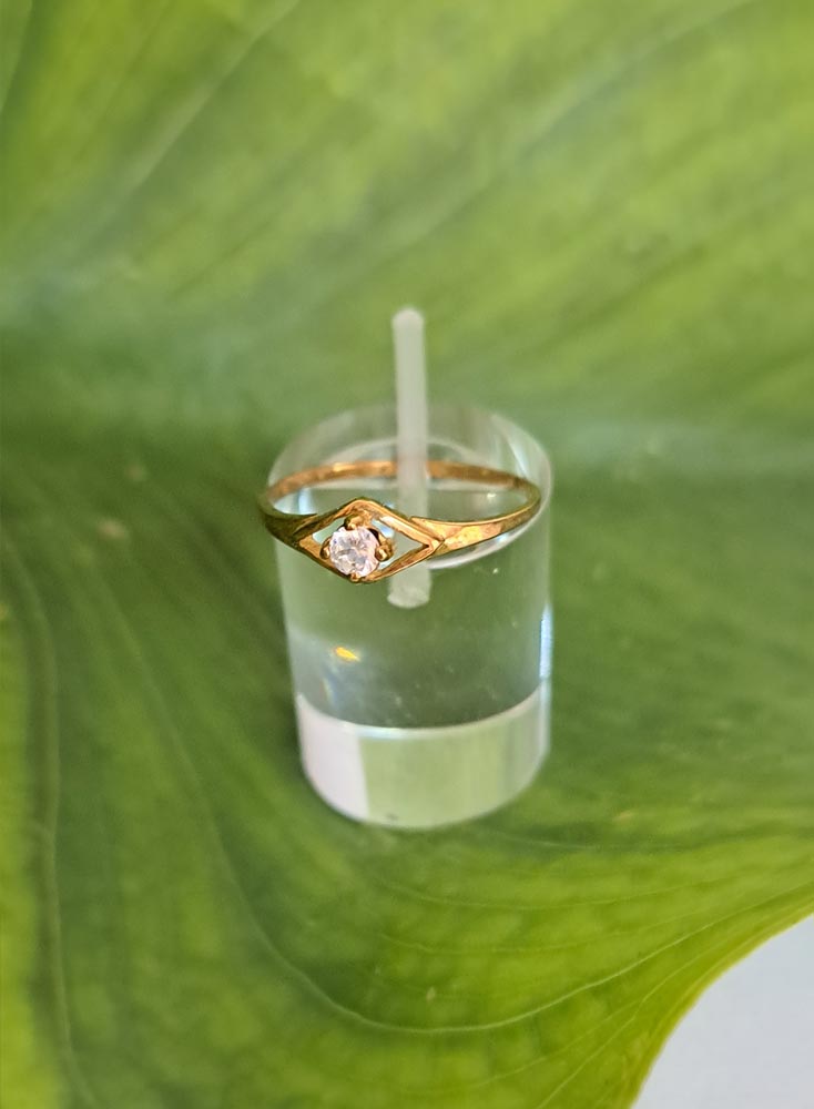 5 ct Yellow Gold Silver Katilina band ring – Cariaans Juwele/Juwelry