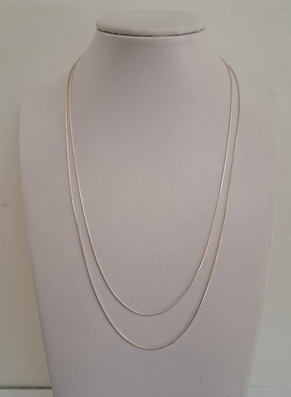 Sterling Silver 1 mm Snake Chain – Cariaans Juwele/Juwelry